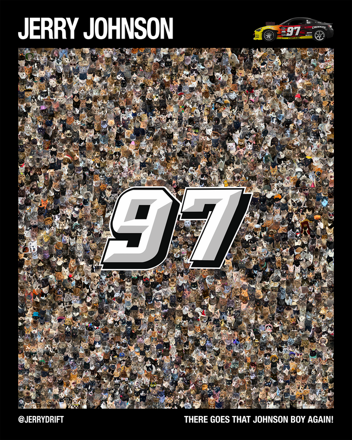 Jerry Drift | Official Merchandise of Racecar Driver Jerry Johnson